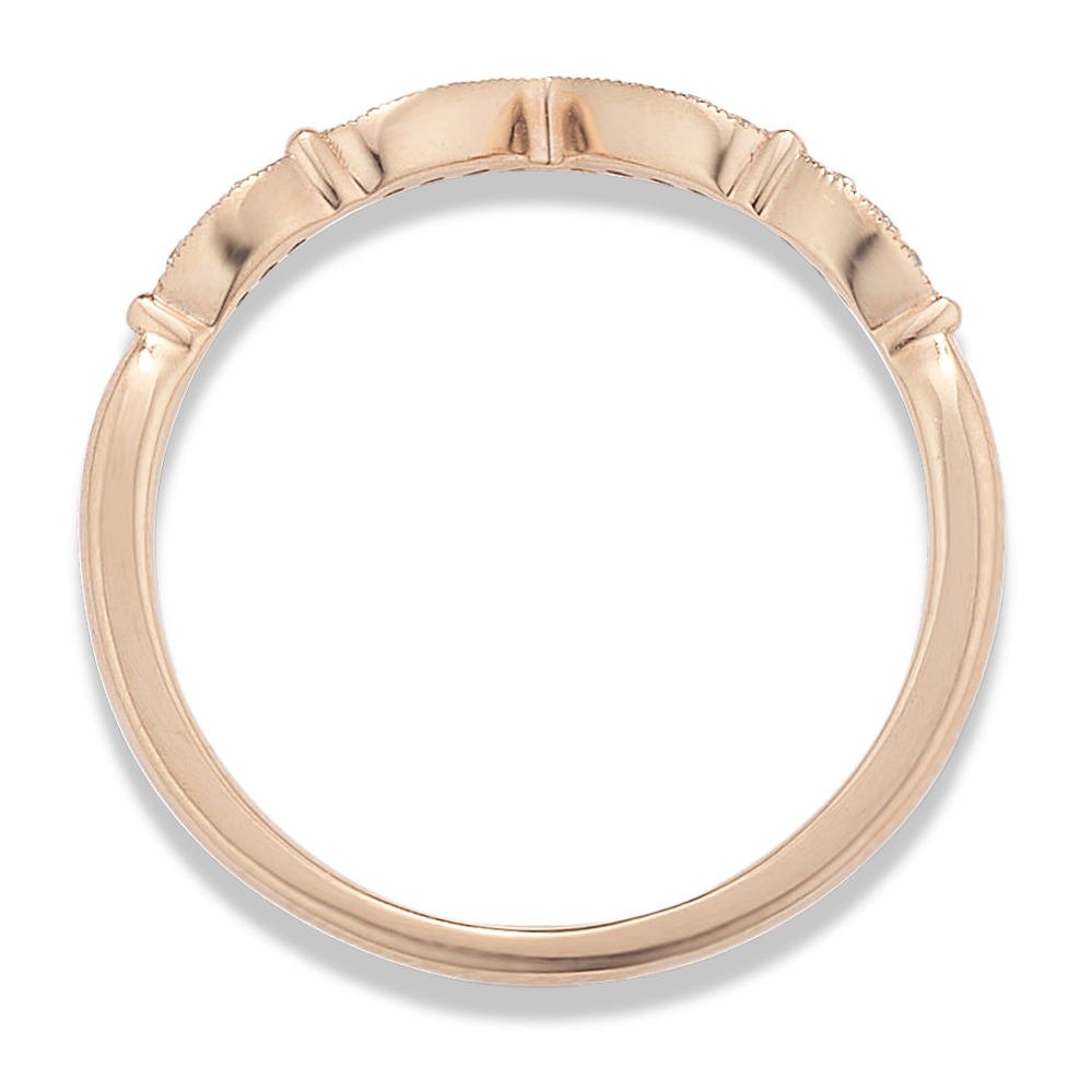 Agra Diamond Chevron Band | Shane Co.