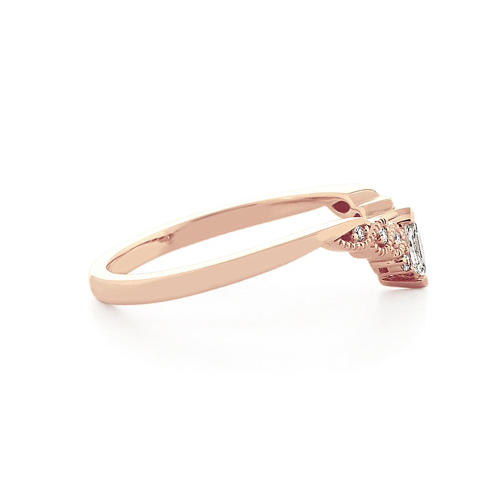 Carina Diamond Contour Band | Shane Co.