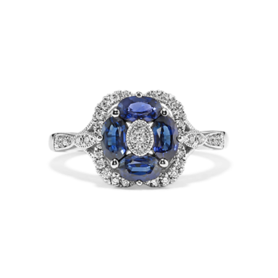 Fiore Sapphire & Diamond Ring | Shane Co.