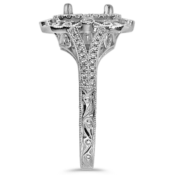 antique diamond ring settings