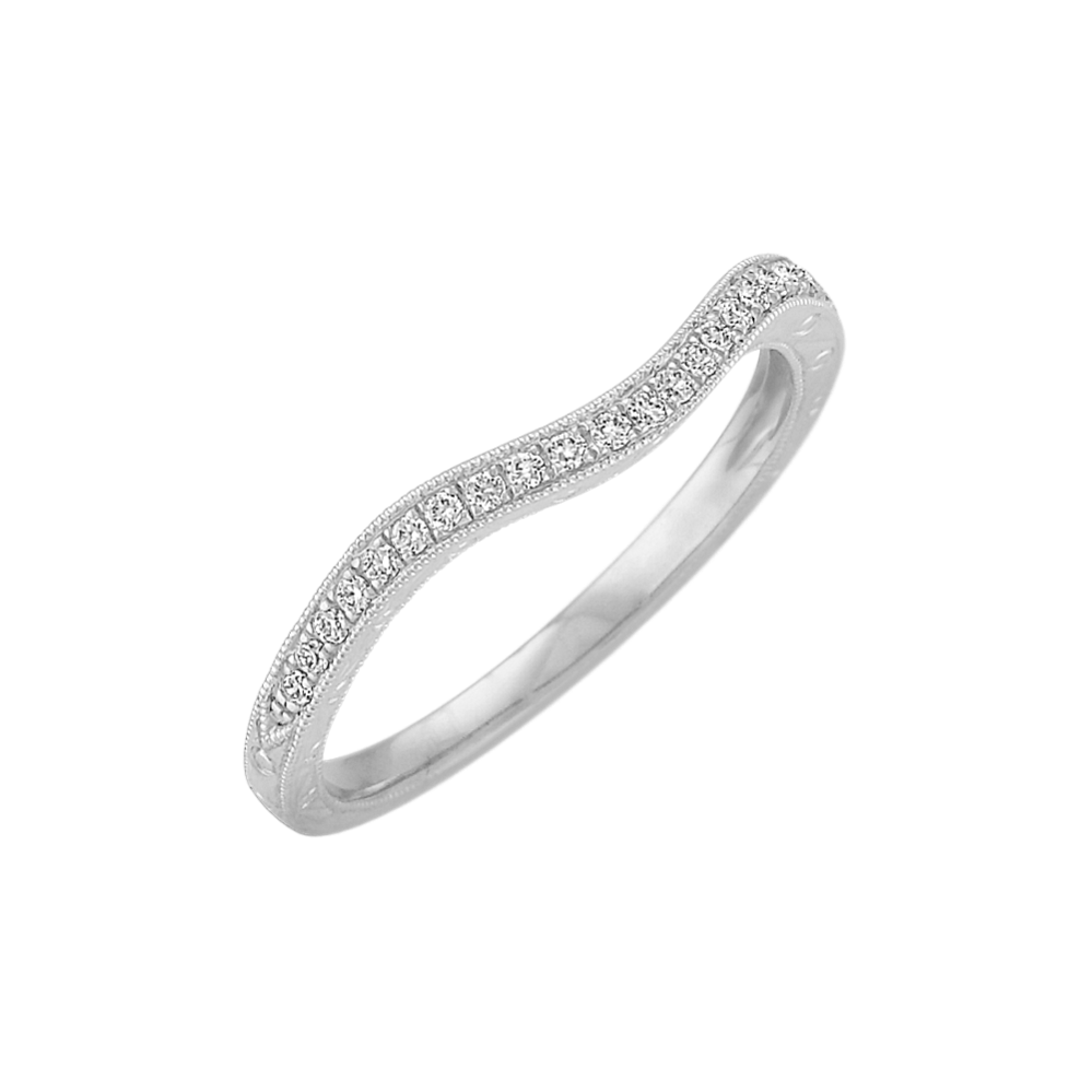 Cora Diamond Contour Band | Shane Co.