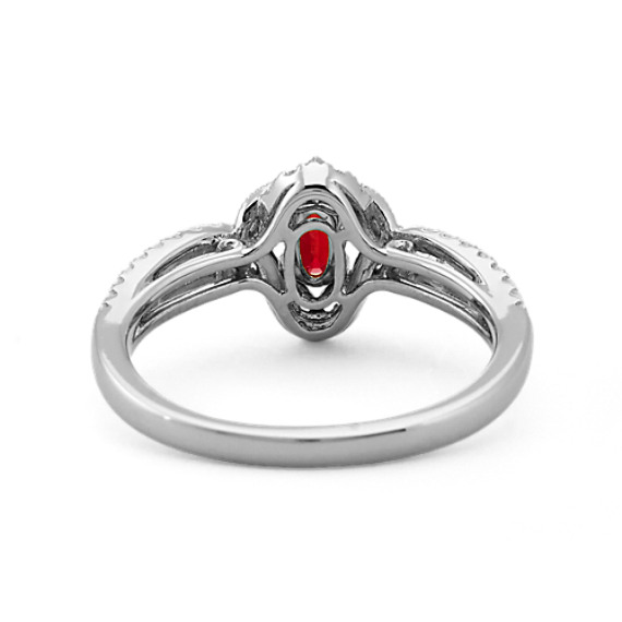 Vintage Ruby and Diamond Ring | Shane Co.