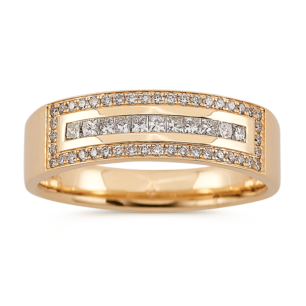 Diamond Mens Band (6mm) | Shane Co.