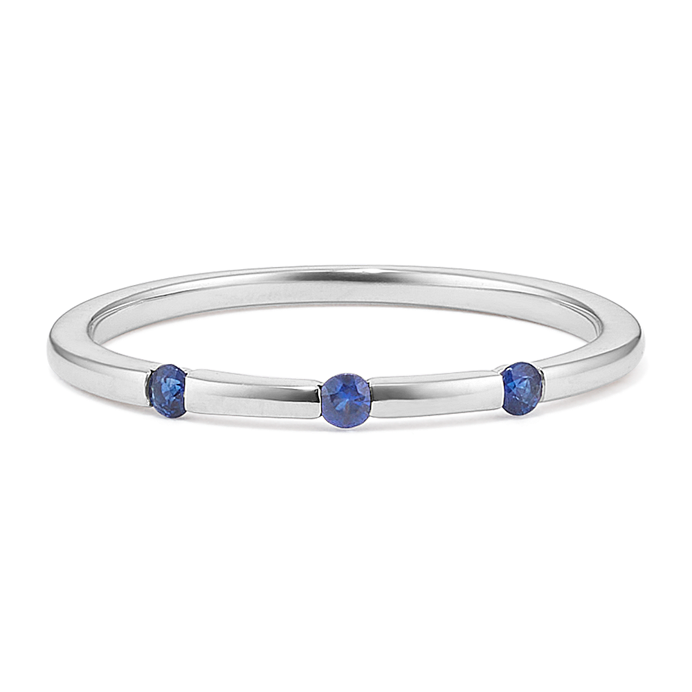 Bianca Stackable Sapphire Ring | Shane Co.