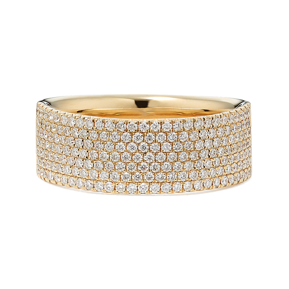 Lenora 0.75 tcw Diamond Pave Band | Shane Co.