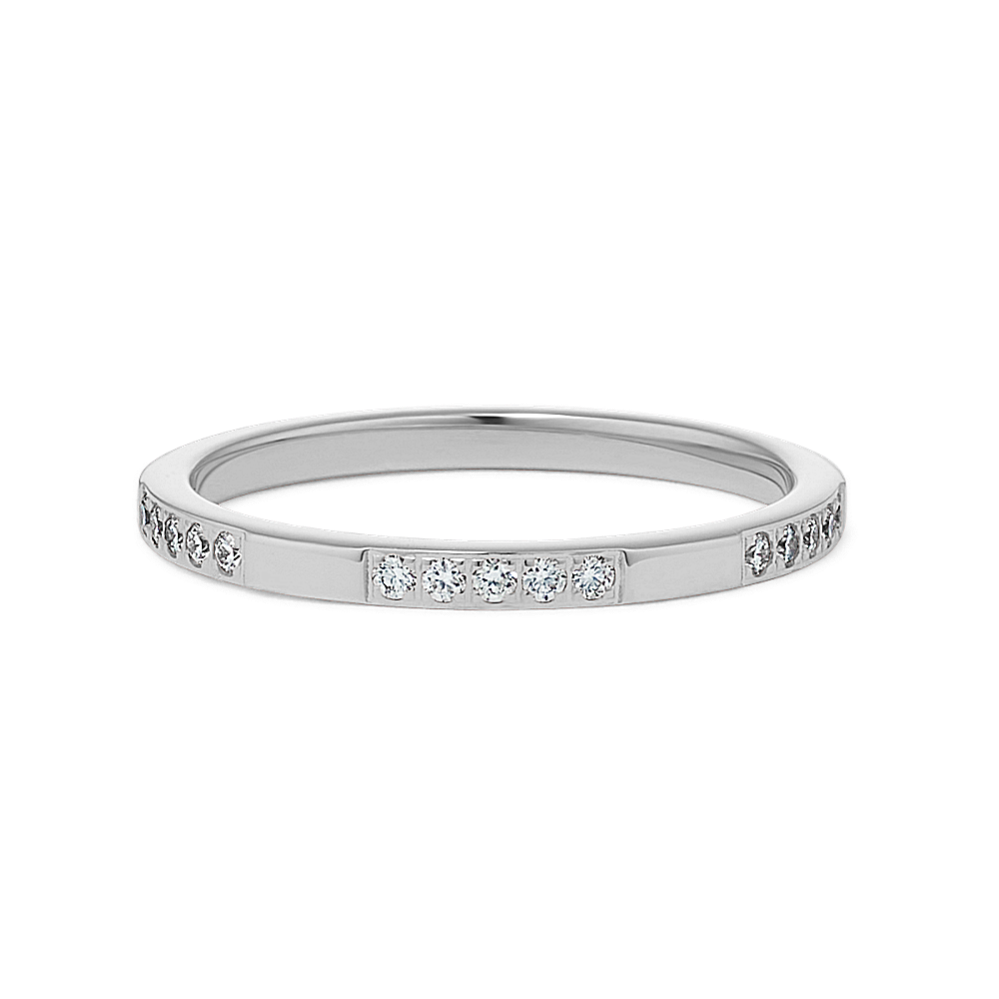 Dashed Diamond Band | Shane Co.