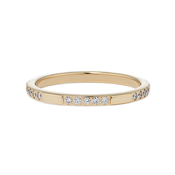 Dashed Diamond Band | Shane Co.
