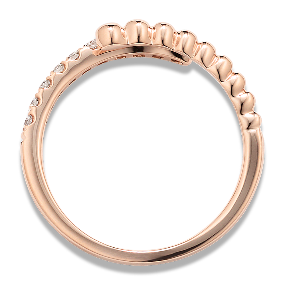 Diamond Pave Bypass Ring | Shane Co.
