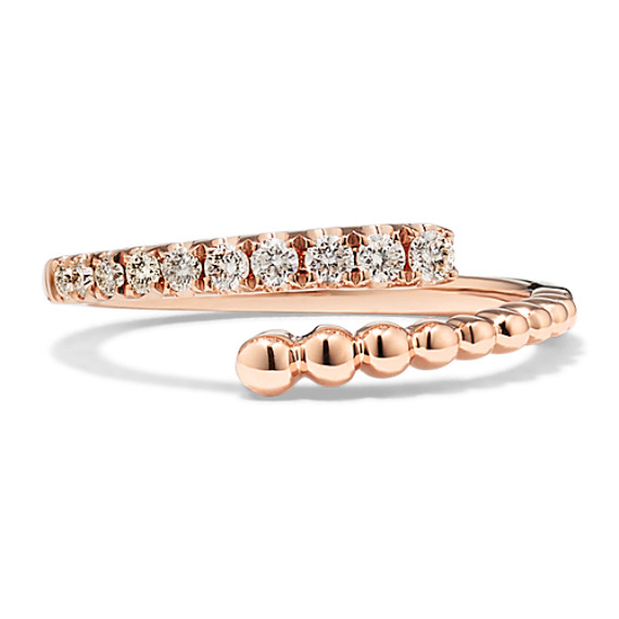 Diamond Pave Bypass Ring | Shane Co.