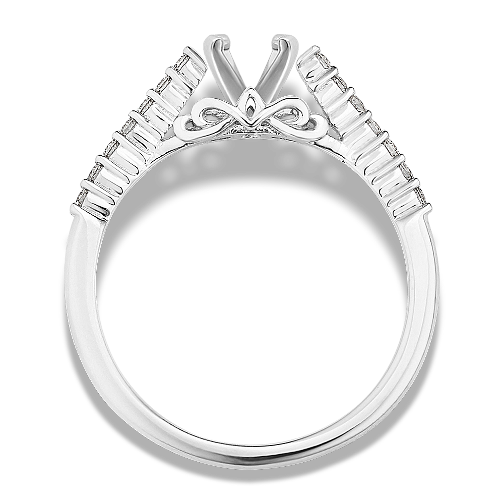 Infinity Cathedral Engagement Ring | Shane Co.