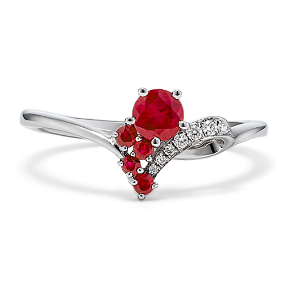 Rosamel Ruby & Diamond Ring | Shane Co.