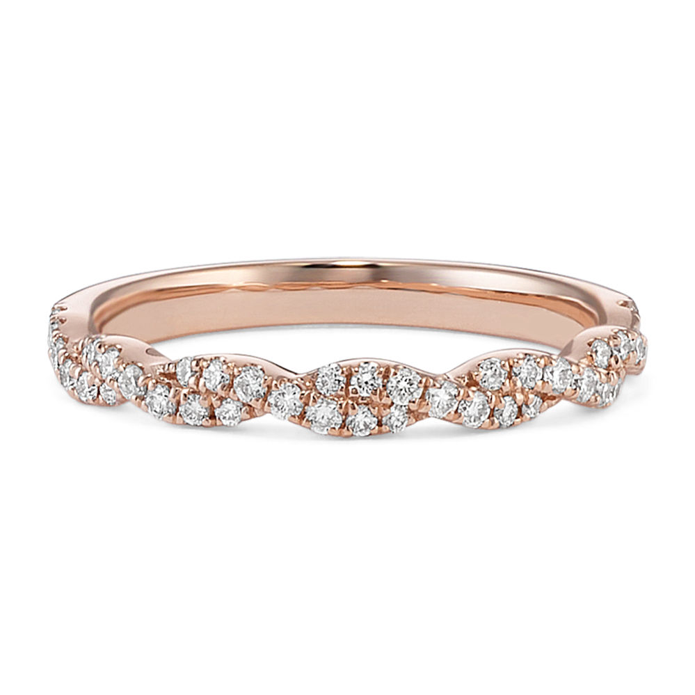 Lace Diamond Pave Infinity Band | Shane Co.