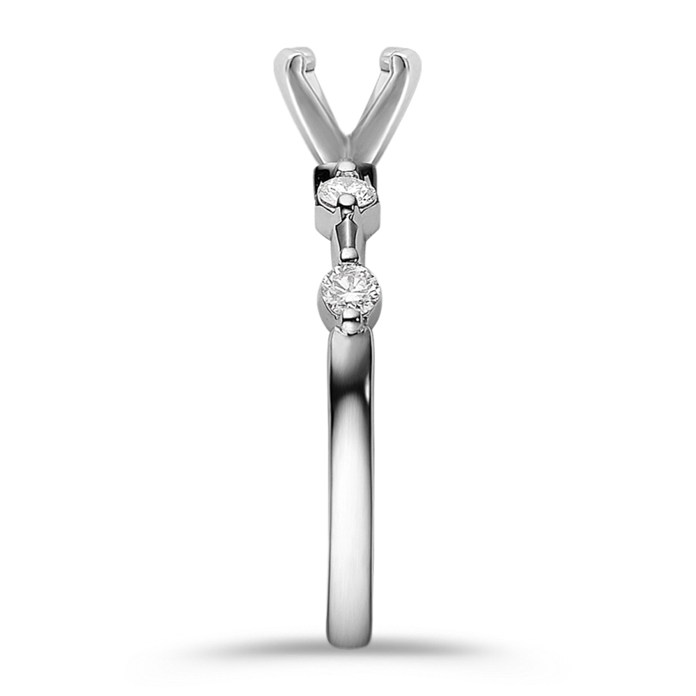 Orbit Engagement Ring in Platinum | Shane Co.