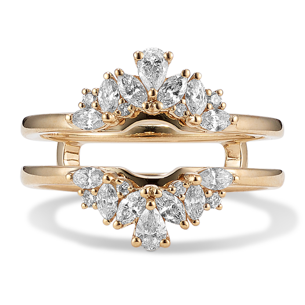 Empress Diamond Contour Ring Guard | Shane Co.