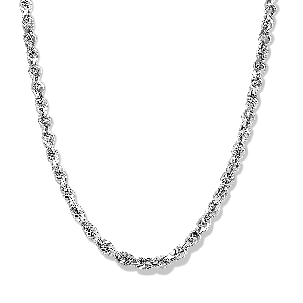 White Gold Rope Chain