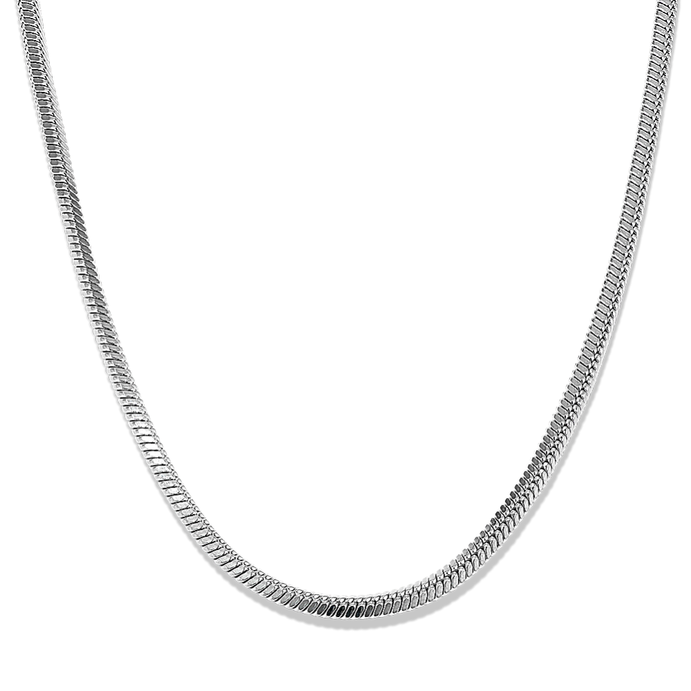 20'' Stainless Steel Snake Chain (3mm) | Shane Co.